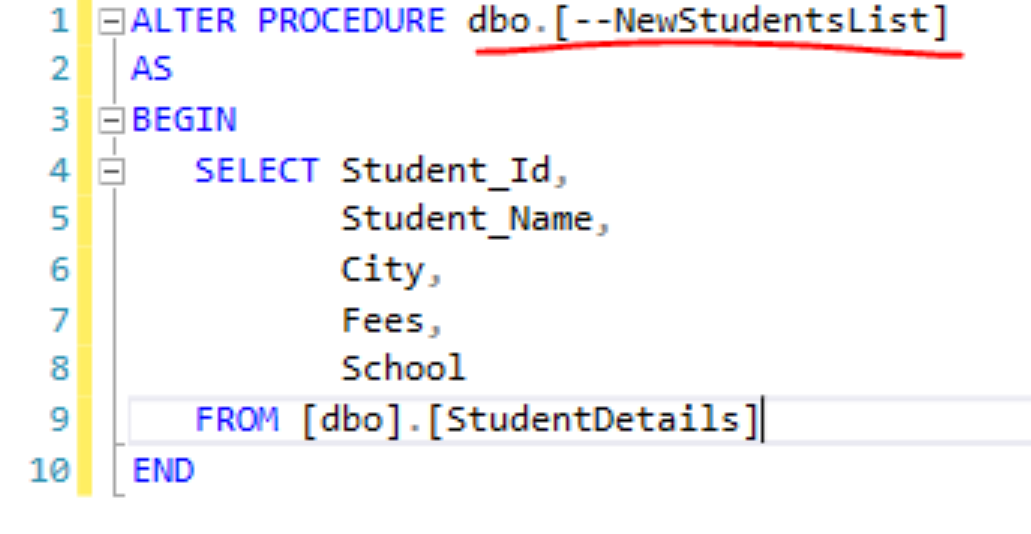 Fun With Commenting Codes In Sql Server Programming Code Examples